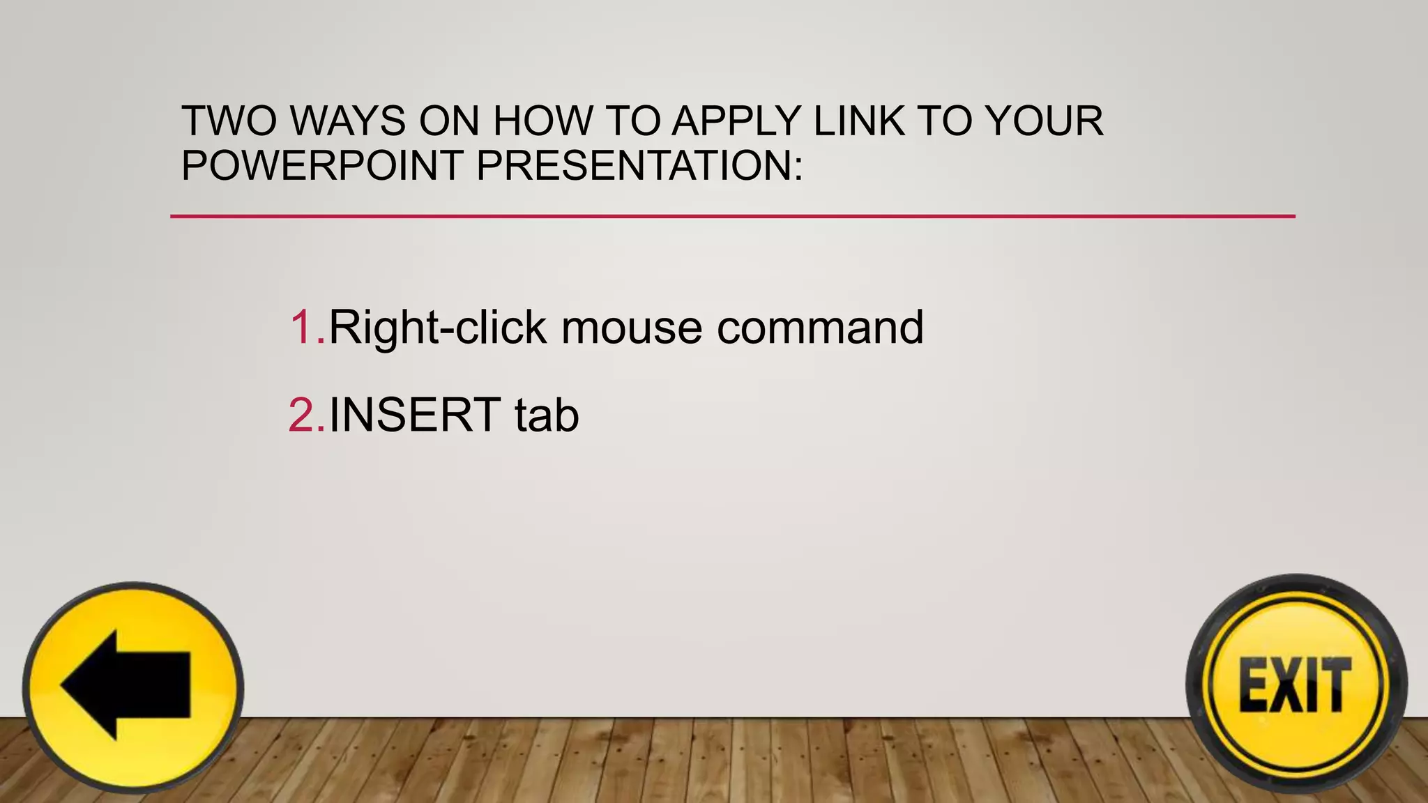 hyperlink | PPT