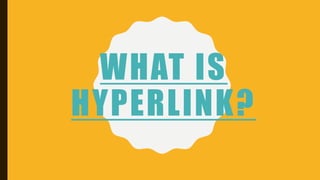 hyperlink | PPT