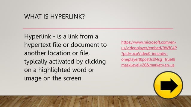 hyperlink | PPT