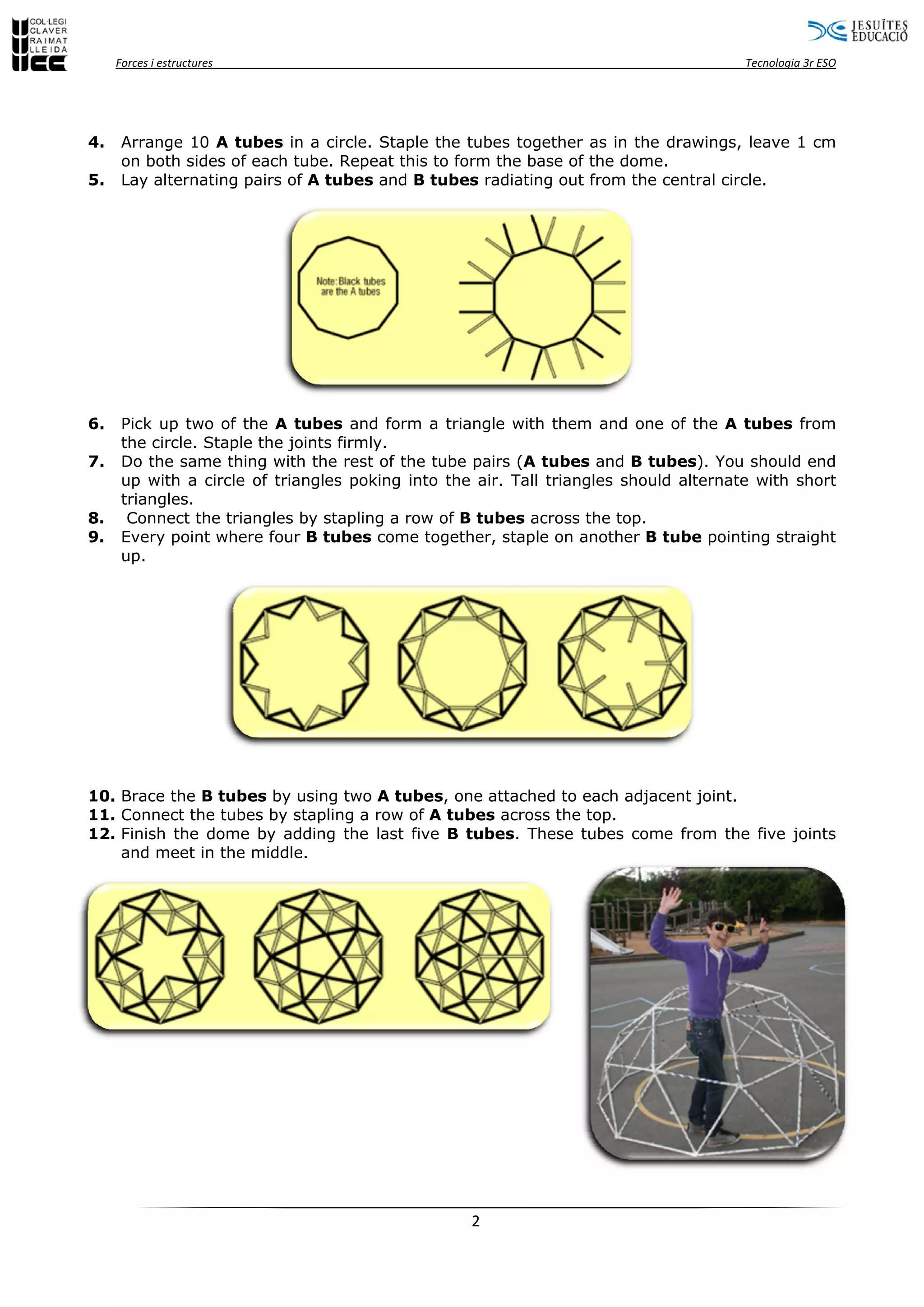 Activity 2. Build A Geodesic Dome | PDF
