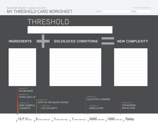 3.0 My Threshold Card | PDF