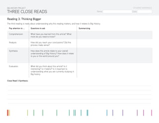 Lesson 1.2 Activity: Origin Stories Article Collection | PPT