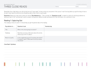 Lesson 1.2 Activity: Intro to Origin Stories | PDF