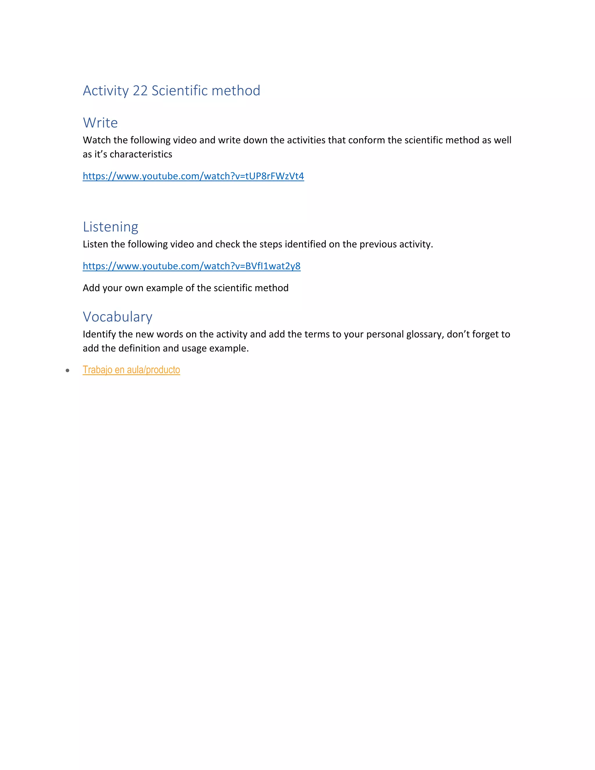 Activity 22 scientific method | PDF