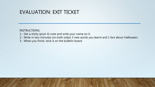 HALLOWEEN VOCABULARY | PPTX