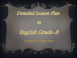 Activity 2 lesson plan presentation | PPT