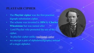 Activity playfair cipher.pptx | Programming Languages | Computing