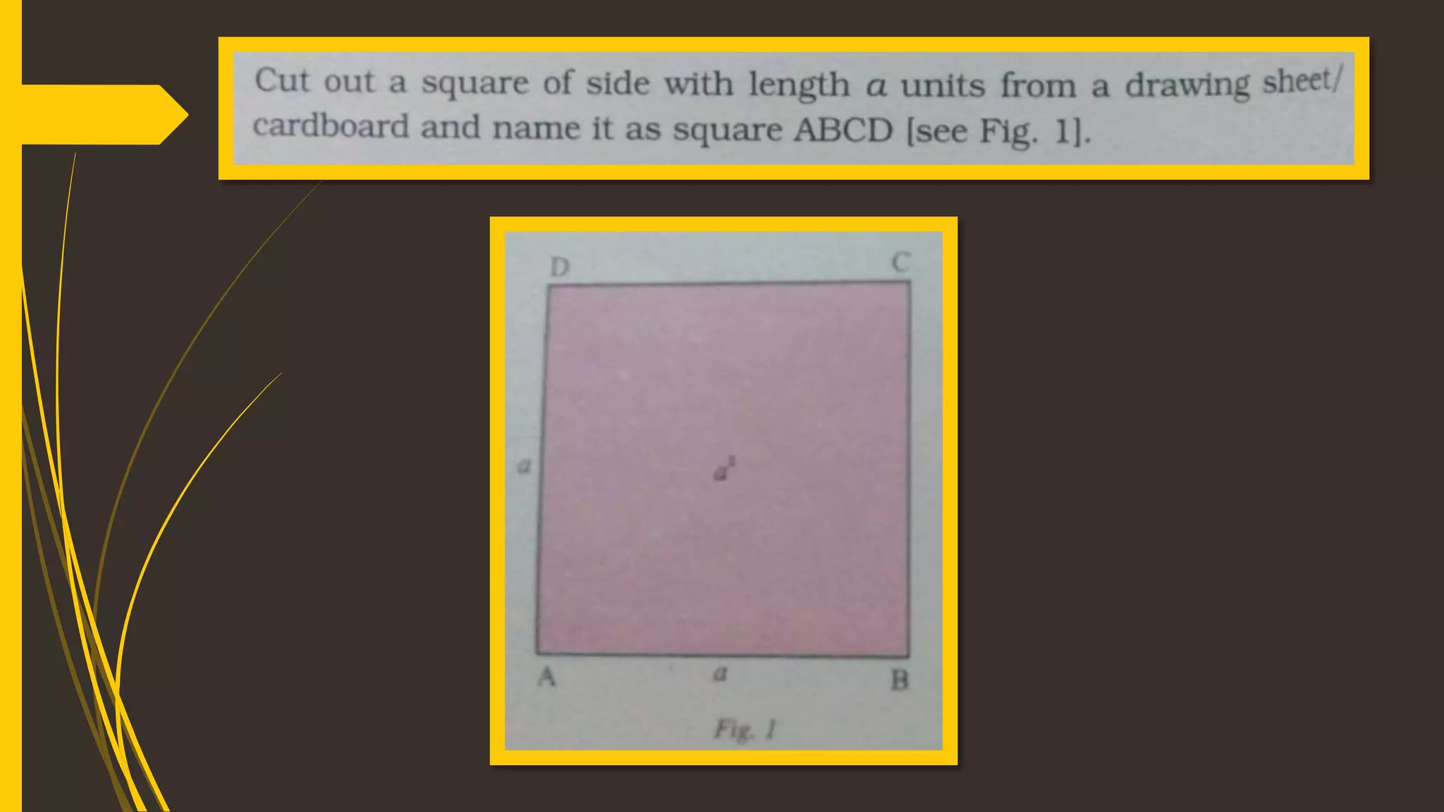 verifying algebraic identity (a+b)^2 by activity method | PPTX