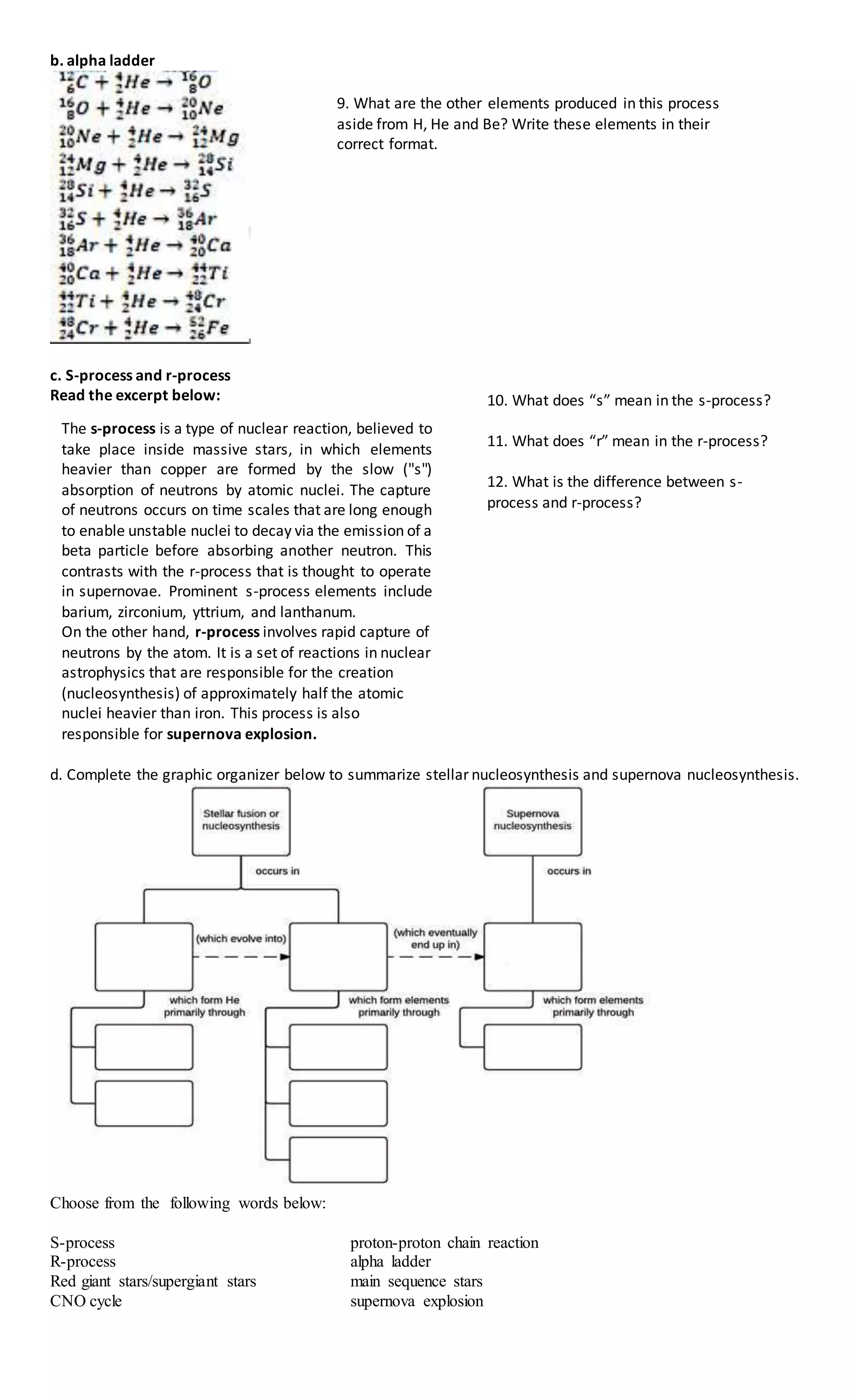 Activity 3 NUCLEOSYNTHESIS | DOCX
