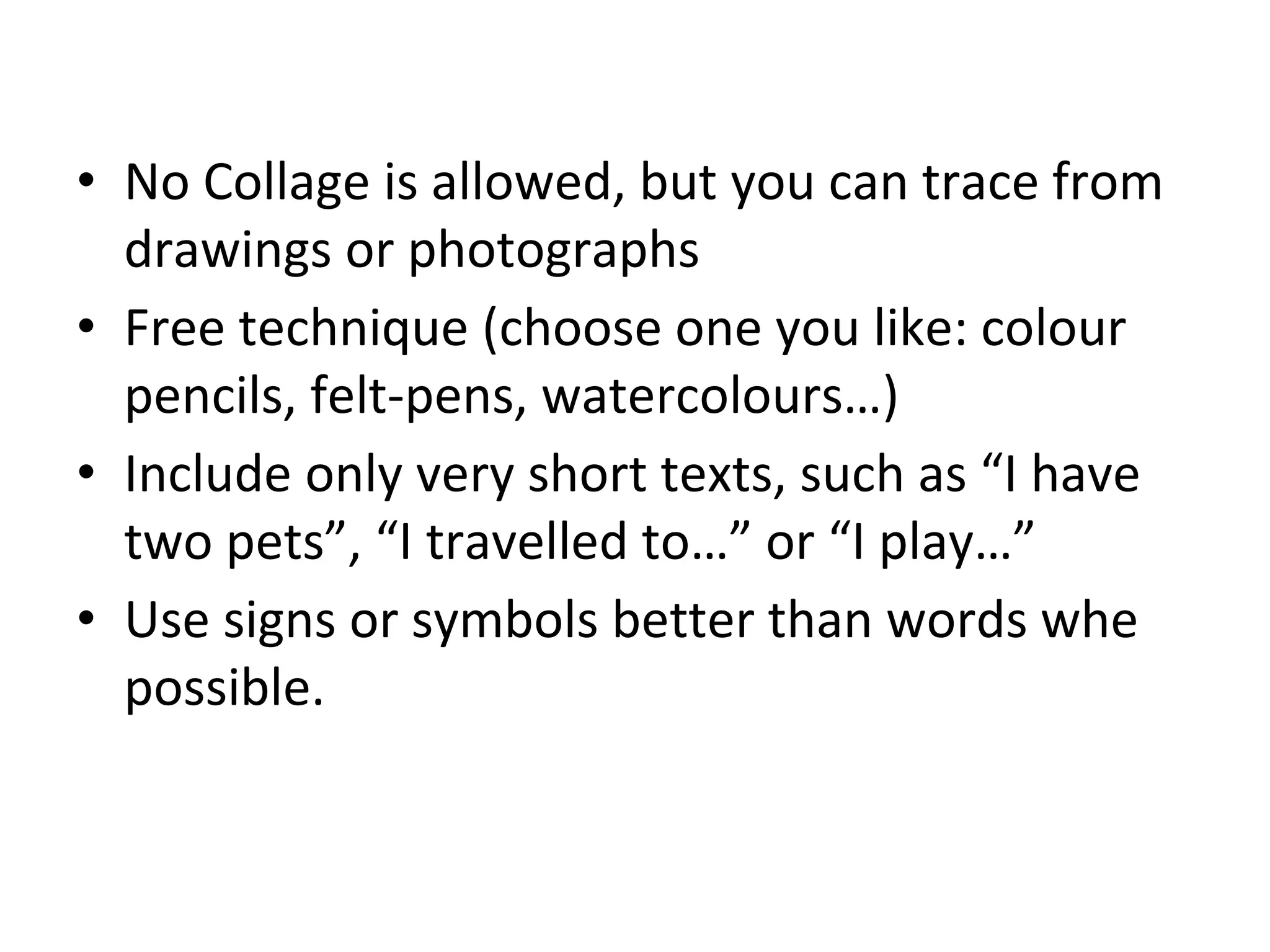 Visual Self-Biography | PPTX