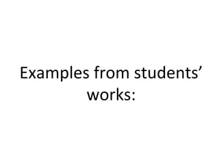 Visual Self-Biography | PPT