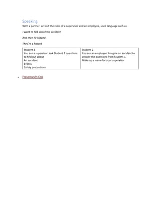 Activity 35 safety precautions and instructions | PDF