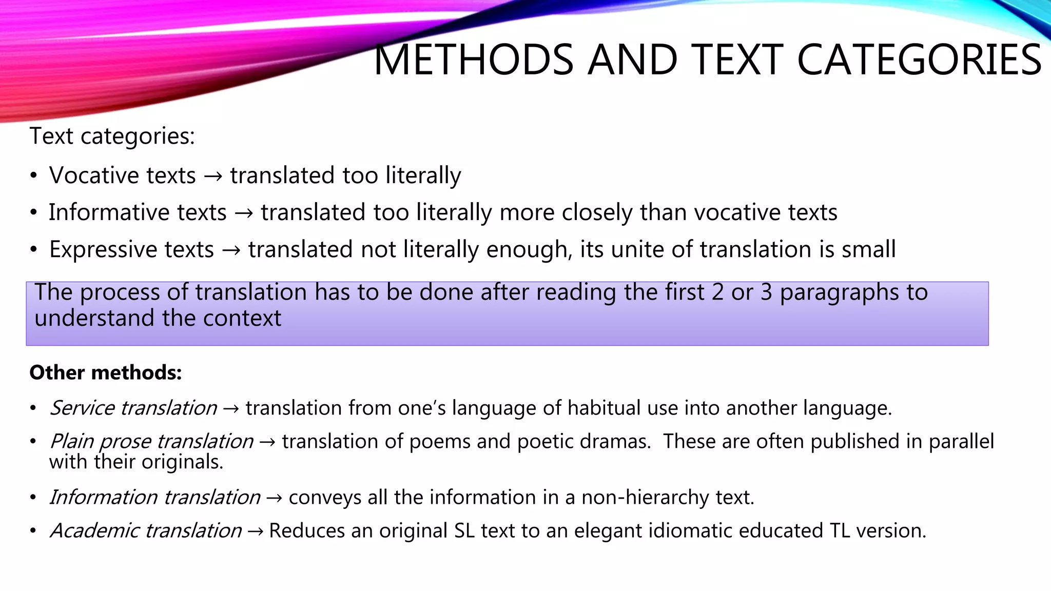 Translation Methods | PPTX | Programming Languages | Computing