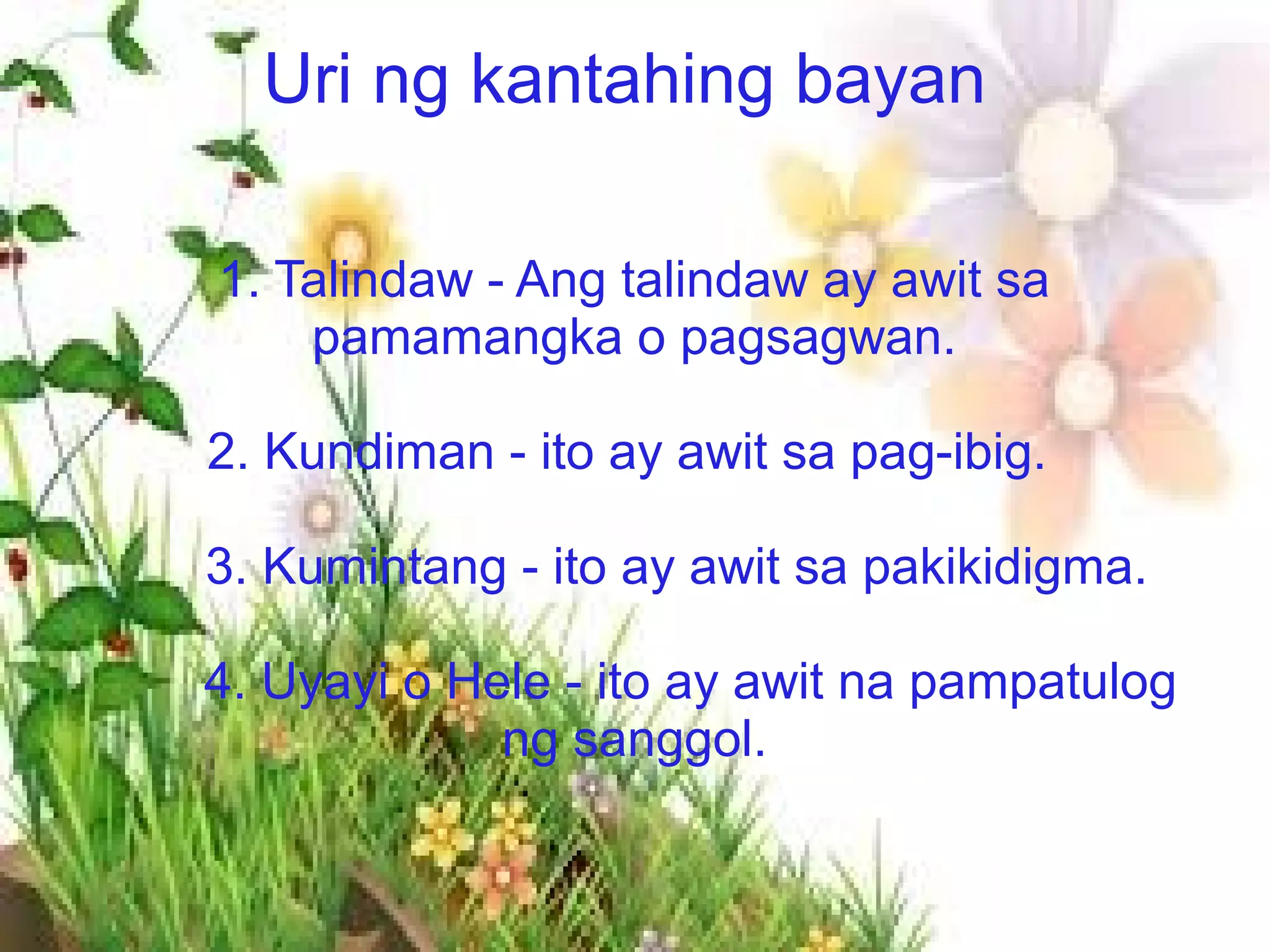 mga akdang pampanitikan sa filipino | ODP