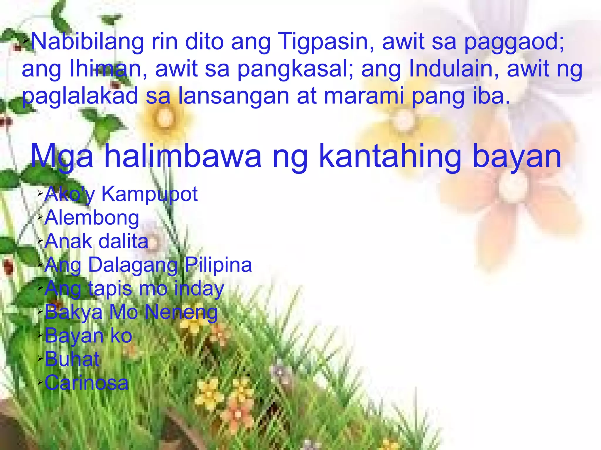 mga akdang pampanitikan sa filipino | ODP