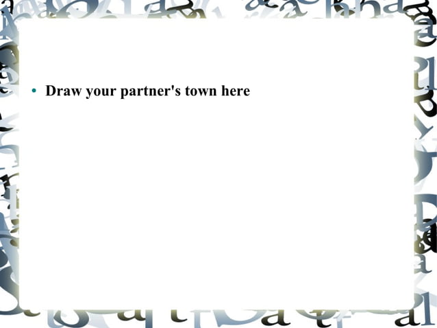 My town Activity 5 | ODP