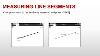 Activity 5 add measurements of line segments to a drawing | PPTX