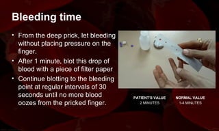 Blood Analysis | PPT
