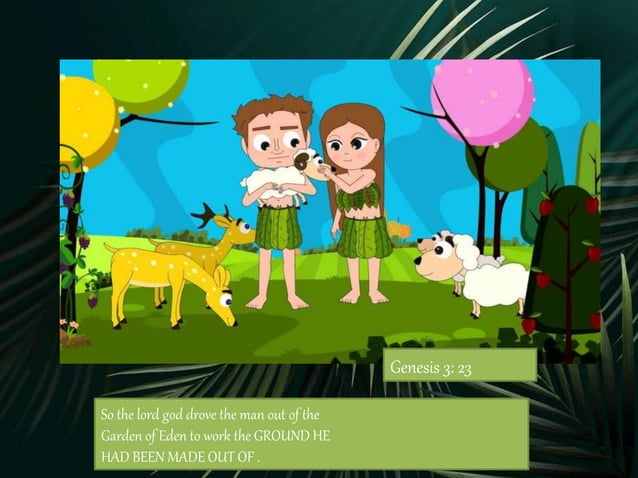 The story of ADAM AND EVE, “The first sin” | PPTX | Christianity ...