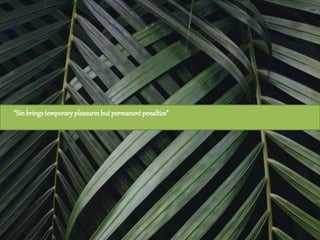 The story of ADAM AND EVE, “The first sin” | PPTX