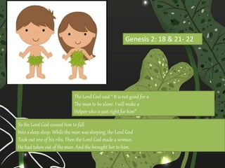 The story of ADAM AND EVE, “The first sin” | PPTX