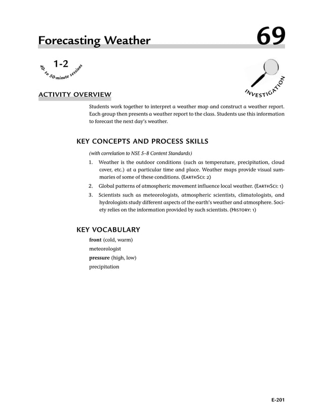 Activity 69 weather amosphere | PDF