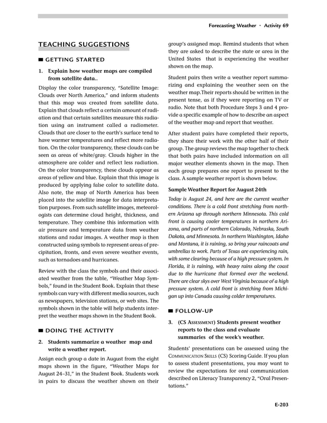 Activity 69 weather amosphere | PDF