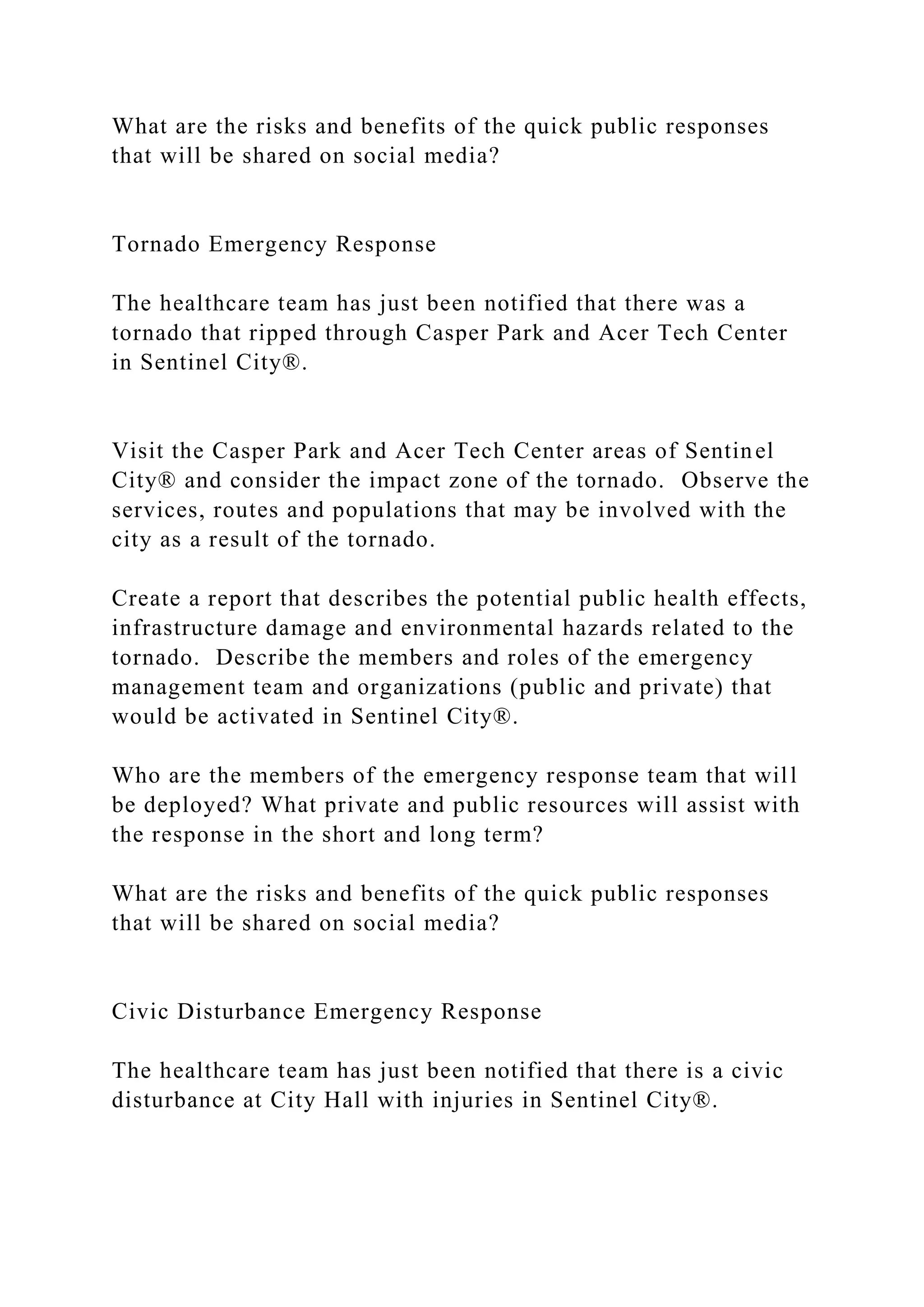 Activity 6Emergency Response Planning Emergency response.docx