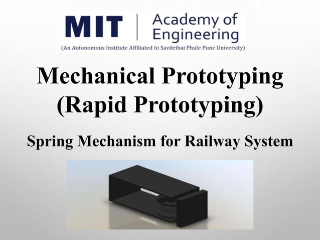 Activity 7 ppt mech proto spring mechanism of railway system | PPT