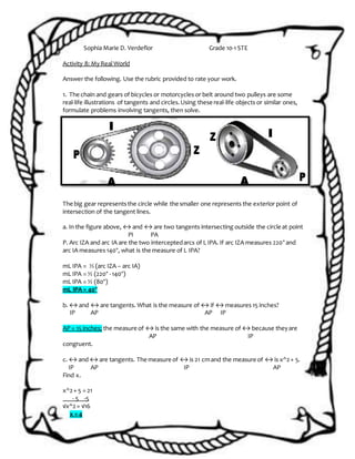 Tangent Of A Circle In Real Life