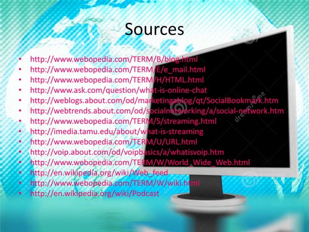 Activity 9 common online terminologies | PPT