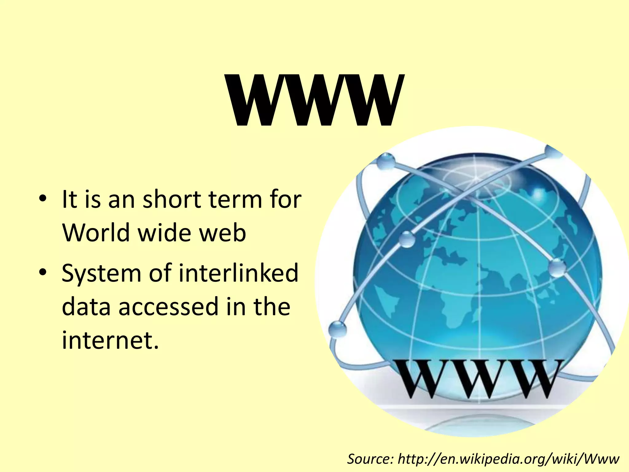 Common Online Terminologies | PPTX