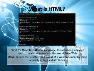 COMMON ONLINE TERMINOLOGIES | PPTX | Web Design and HTML | Internet