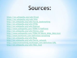 Common Online Terminologies | PPT
