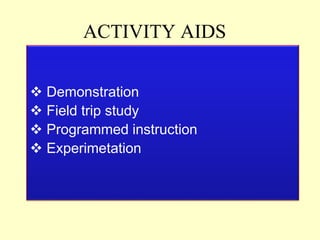 Activity aids | PPT