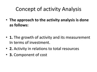 Activity analysis | PPTX