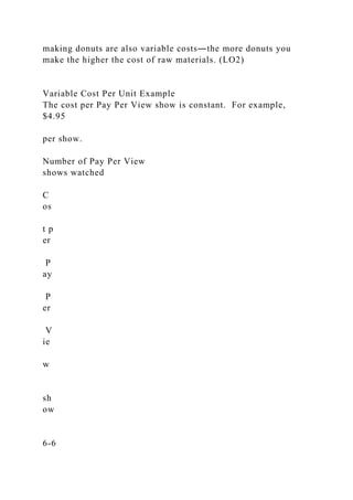 Activity Analysis, Cost Behavior, and Cost Estimation .docx