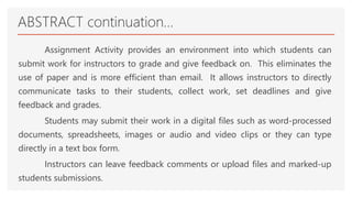 Activity attendance | PPTX