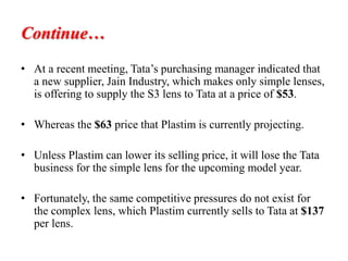 Activity Based Costing: A Case of Plastim Corporation | PPTX