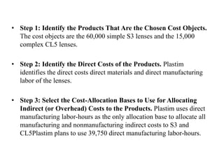 Activity Based Costing: A Case of Plastim Corporation | PPTX