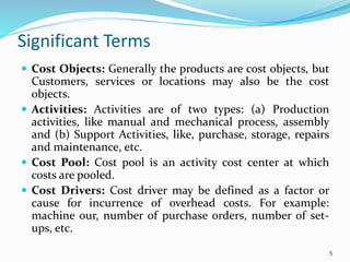 Activity based costing | PPTX