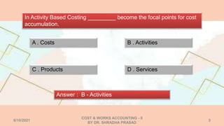 Activity Based Costing | PPTX