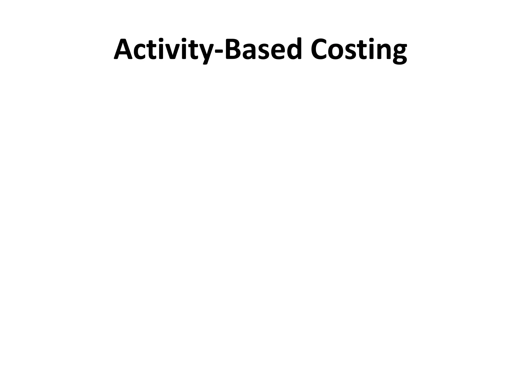 activity_based_costing power point presentation | PPT