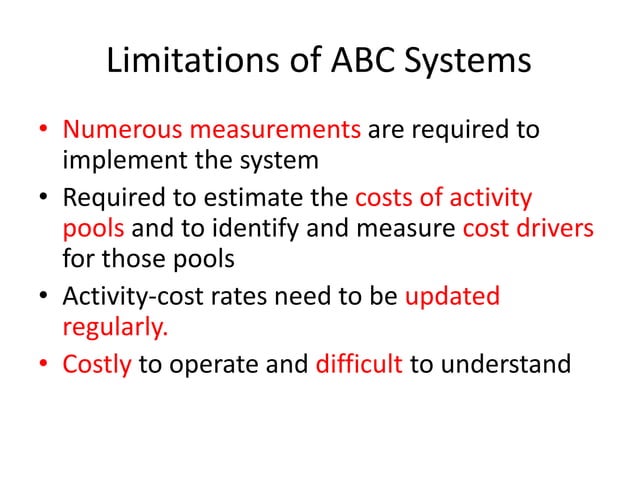 activity_based_costing power point presentation | PPT | Business Accounting & Finance | Business