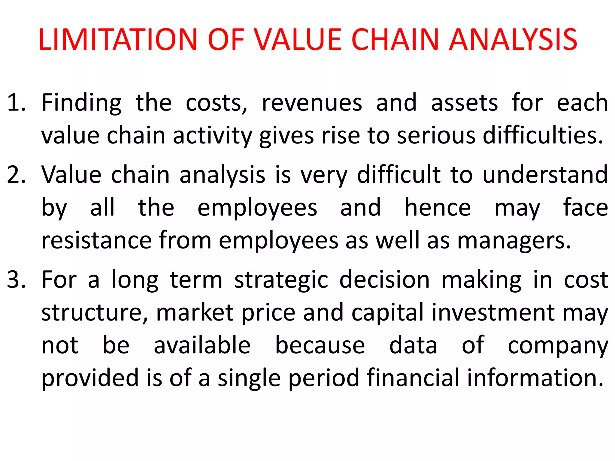 ACtivItY BaSeD CostinG, Value ChAin AnalysiS, TargeT cosTing & Life Cycle Costing | PPTX
