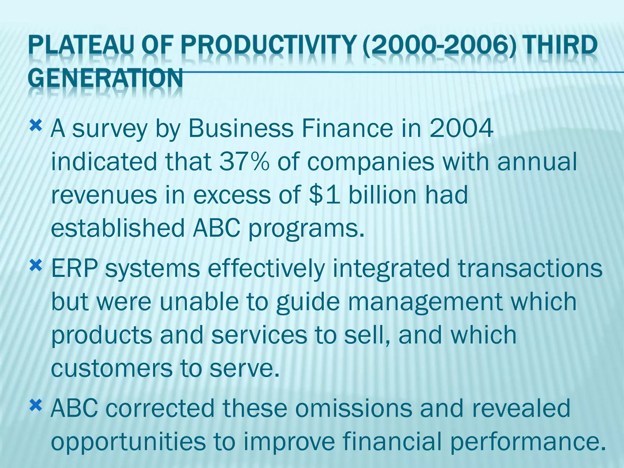 Activity based costing & activity based management | PPT