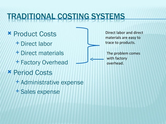 Activity based costing & activity based management | PPT
