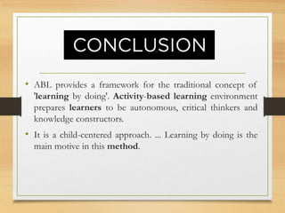 Science Activity based learning | PPT