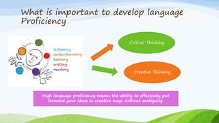 Activity based practices for english language proficiency | PDF