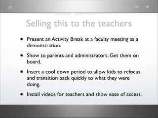 Activity break presentation | PDF